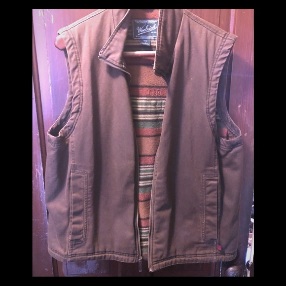 Woolrich | Jackets & Coats | Woolrich Jean And Fleece Vest | Poshmark